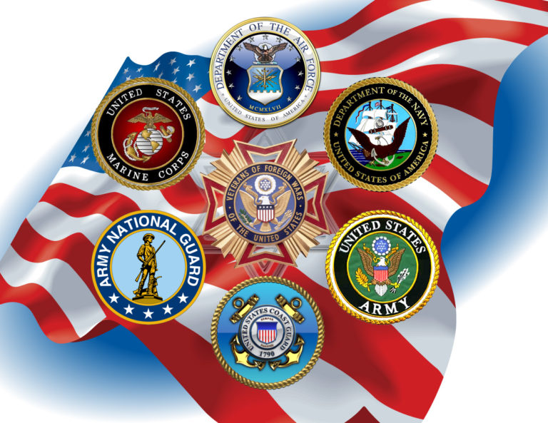 VFW_Emblems_on_Flag – Odenton Volunteer Fire Company