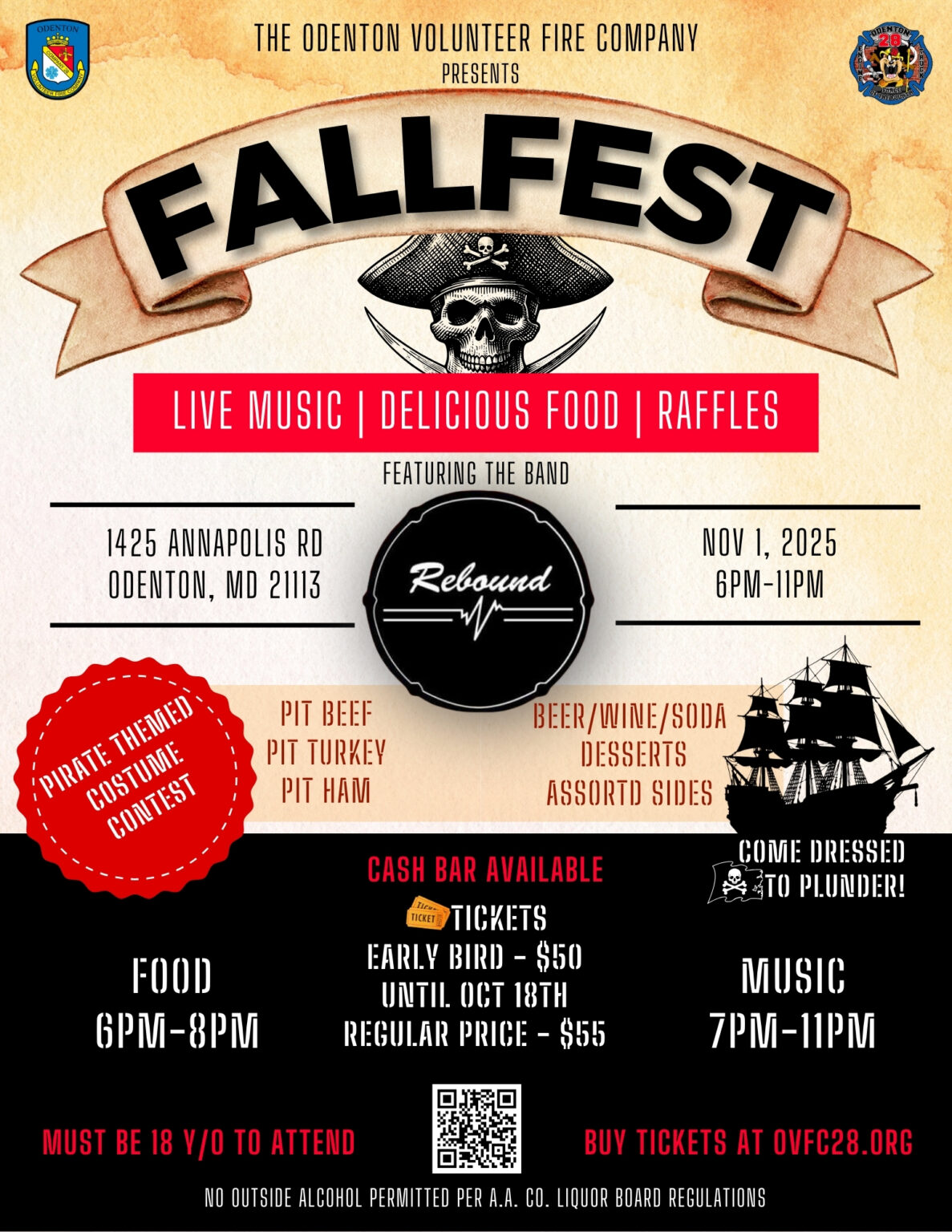 2025 Fallfest Pirate Party – Odenton Volunteer Fire Company